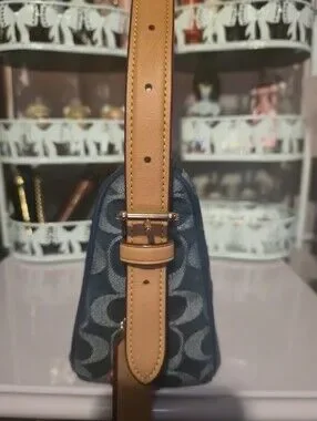 Coach | Bags | Coach Kailey Denim With Cherry Charm | Poshmark
